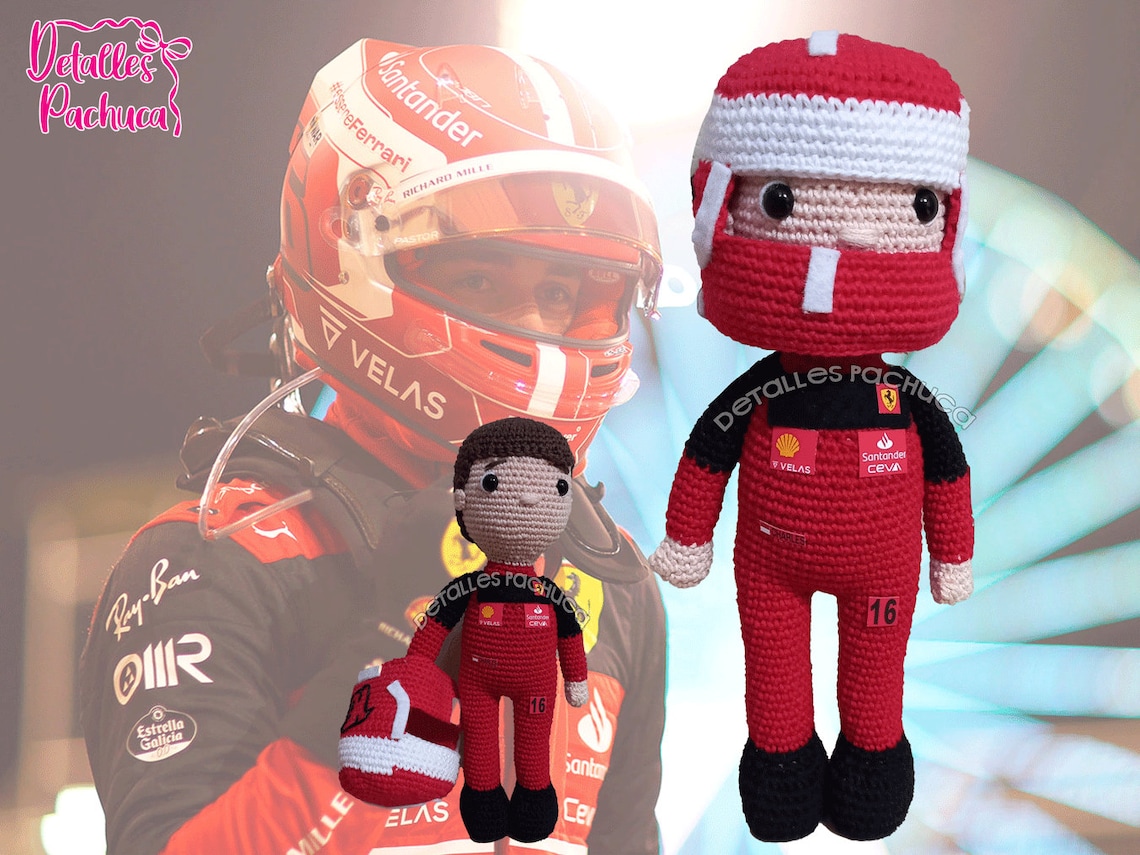 Custom F1 Racing Driver Formula 1 Amigurumi Plushie Doll 2022 - Etsy ...