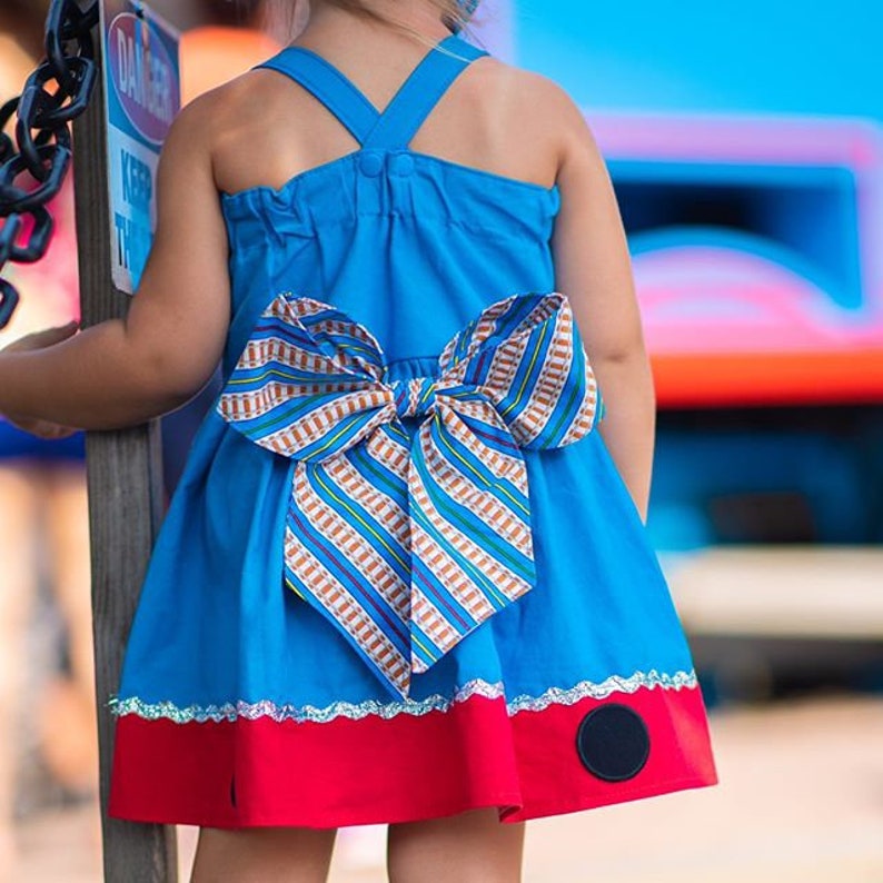 Girl's Train Inspired Dress Girl's Train Character - Etsy