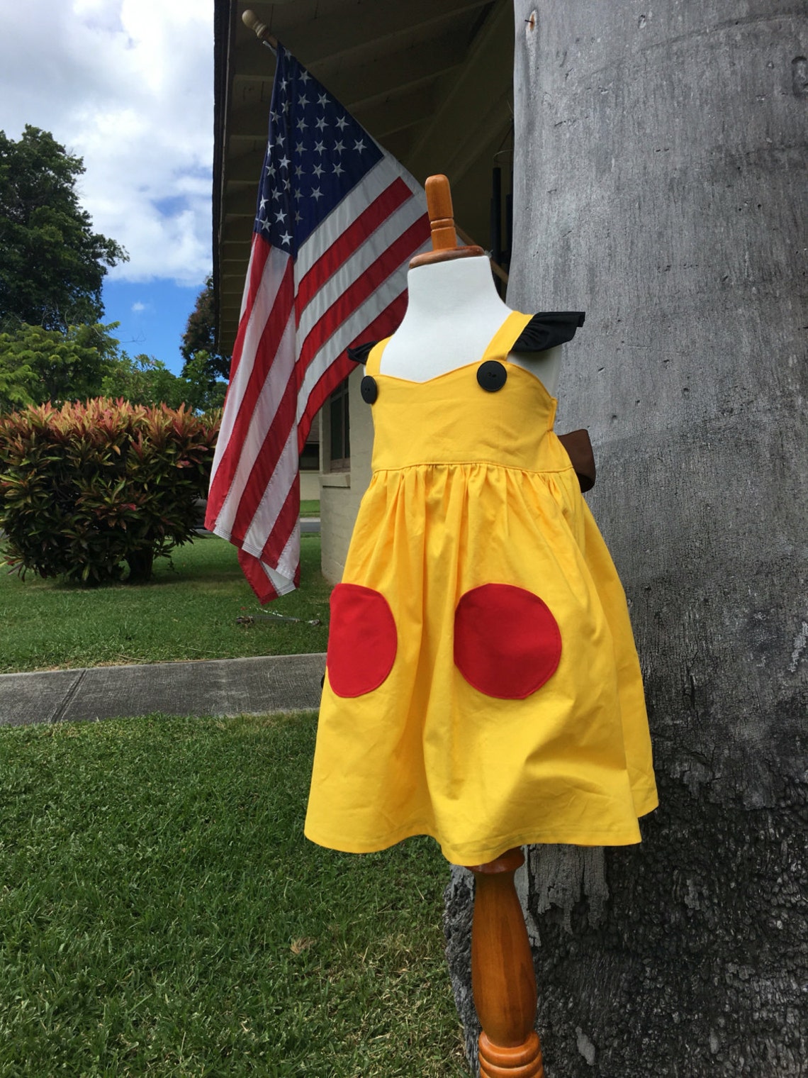 Pikachu Dress Pikachu Costume Pokemon Dress Pokemon - Etsy