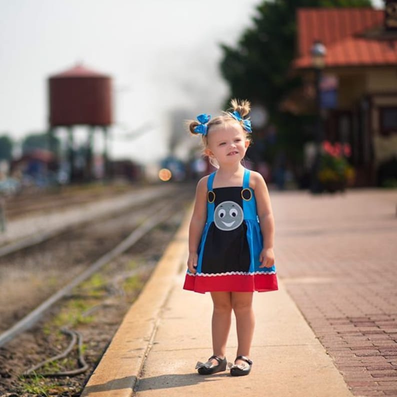 Girl's Train Inspired Dress Girl's Train Character - Etsy