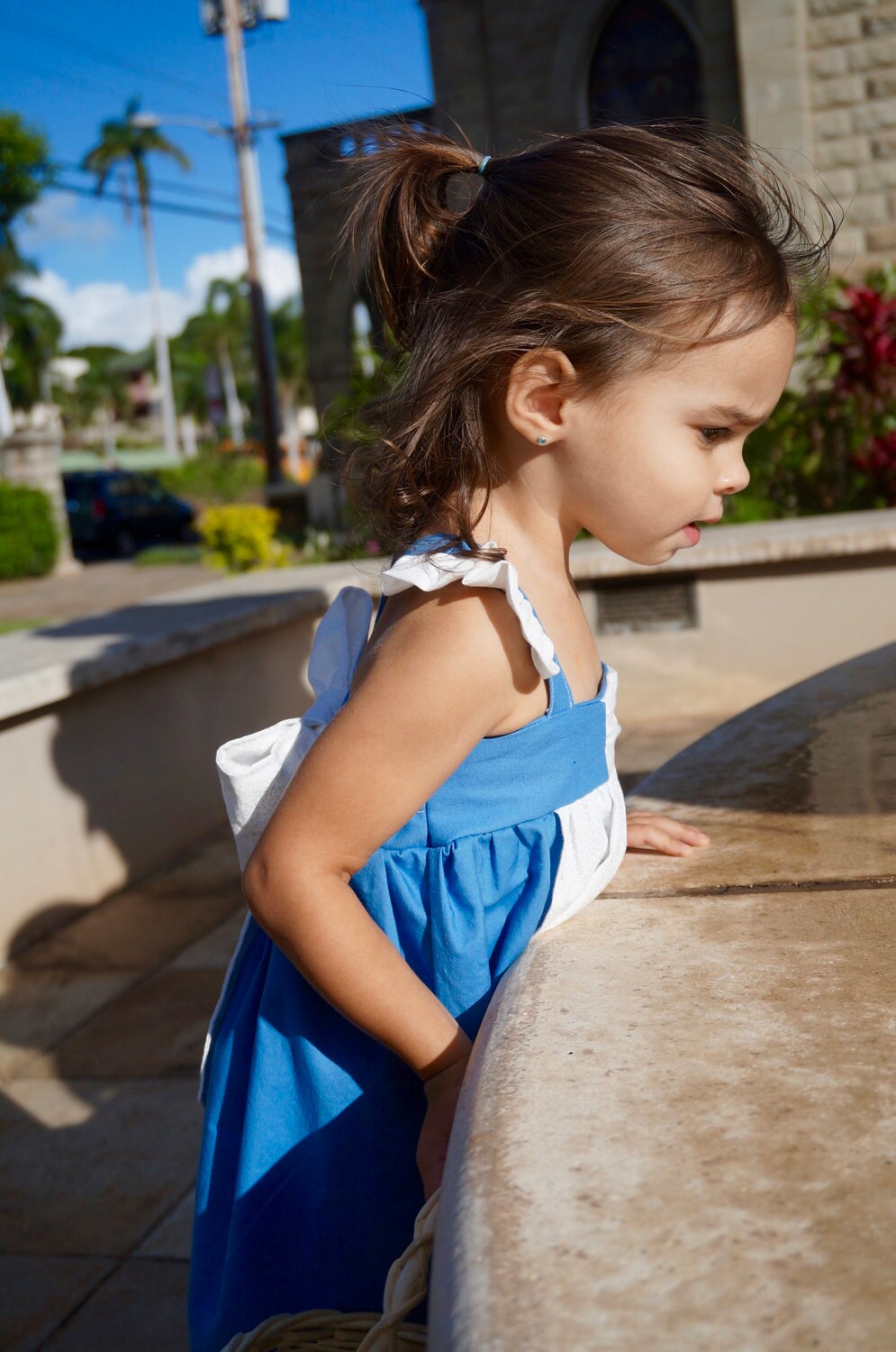 Girl's Blue Princess Dress Girl's Everyday Princess | Etsy