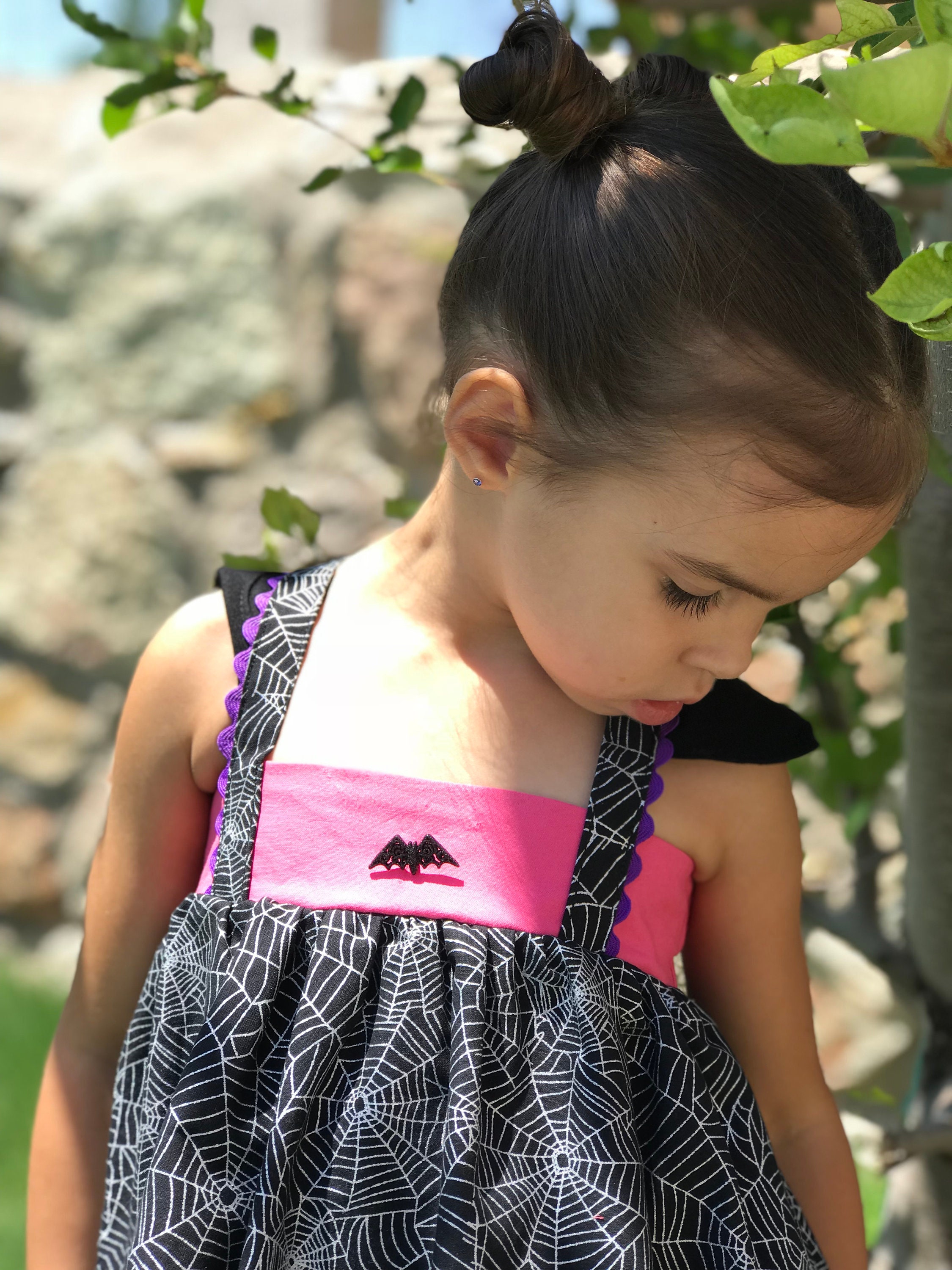 Girl's Vampire Dress Girl's Pink and Purple Vampire - Etsy