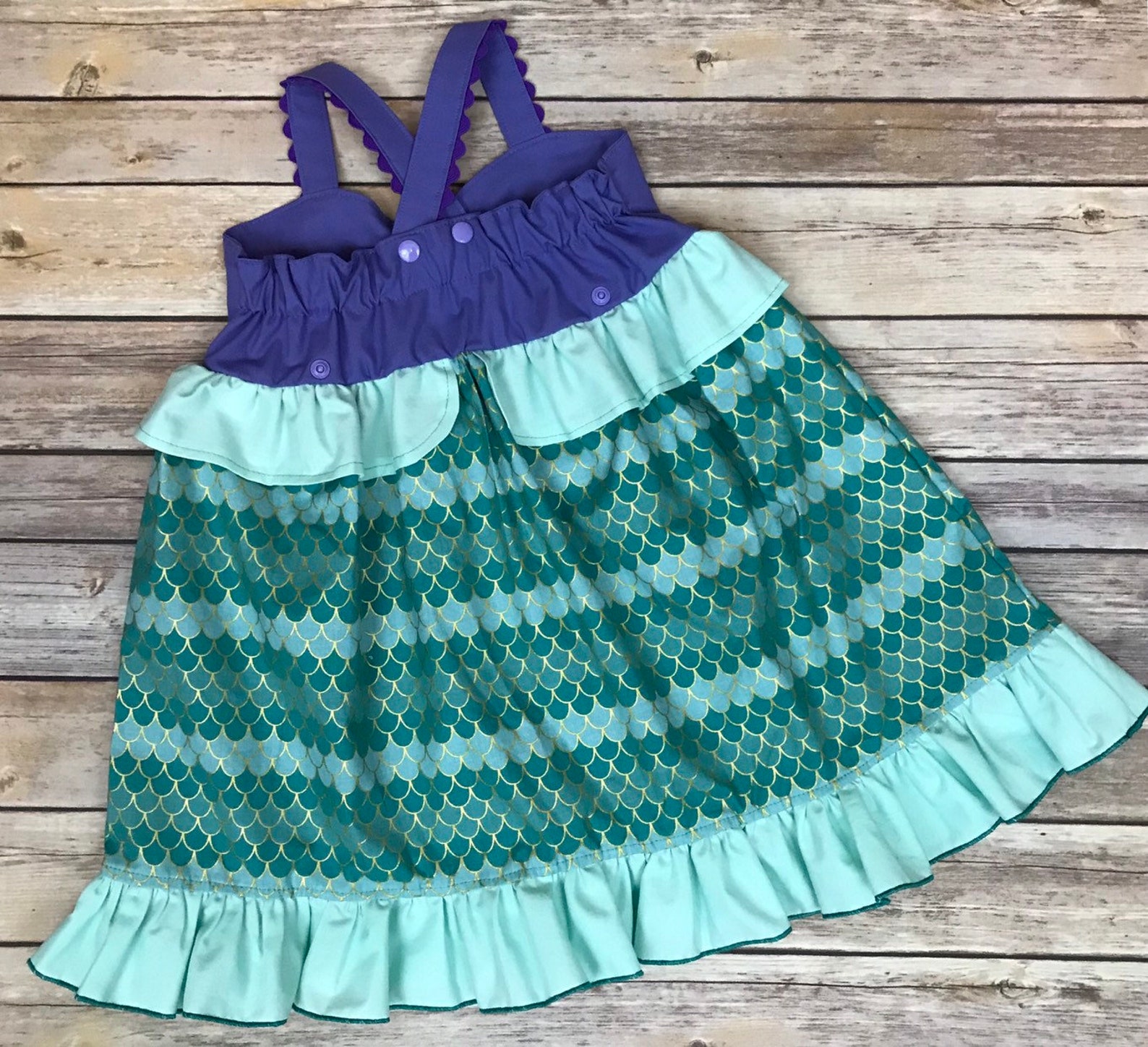 Girl's Mermaid Dress , Girl's Mermaid Costume , A Little Mermaid Dress ...