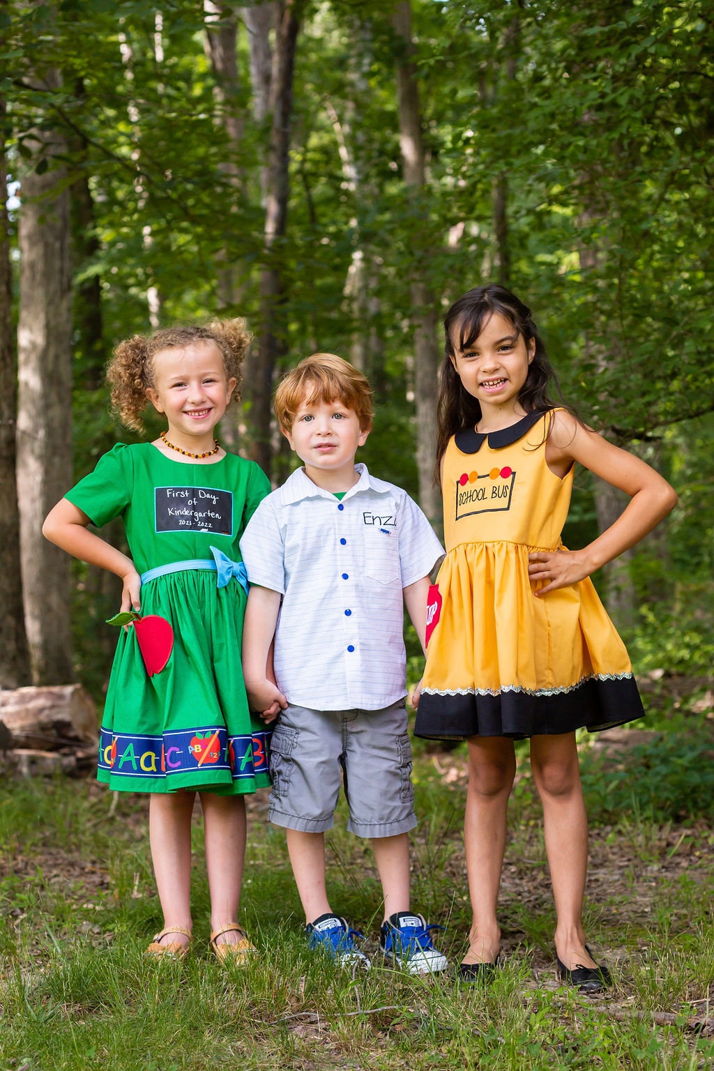 Girls School Bus Dress, Girls First Day of School Dress, Girls ...