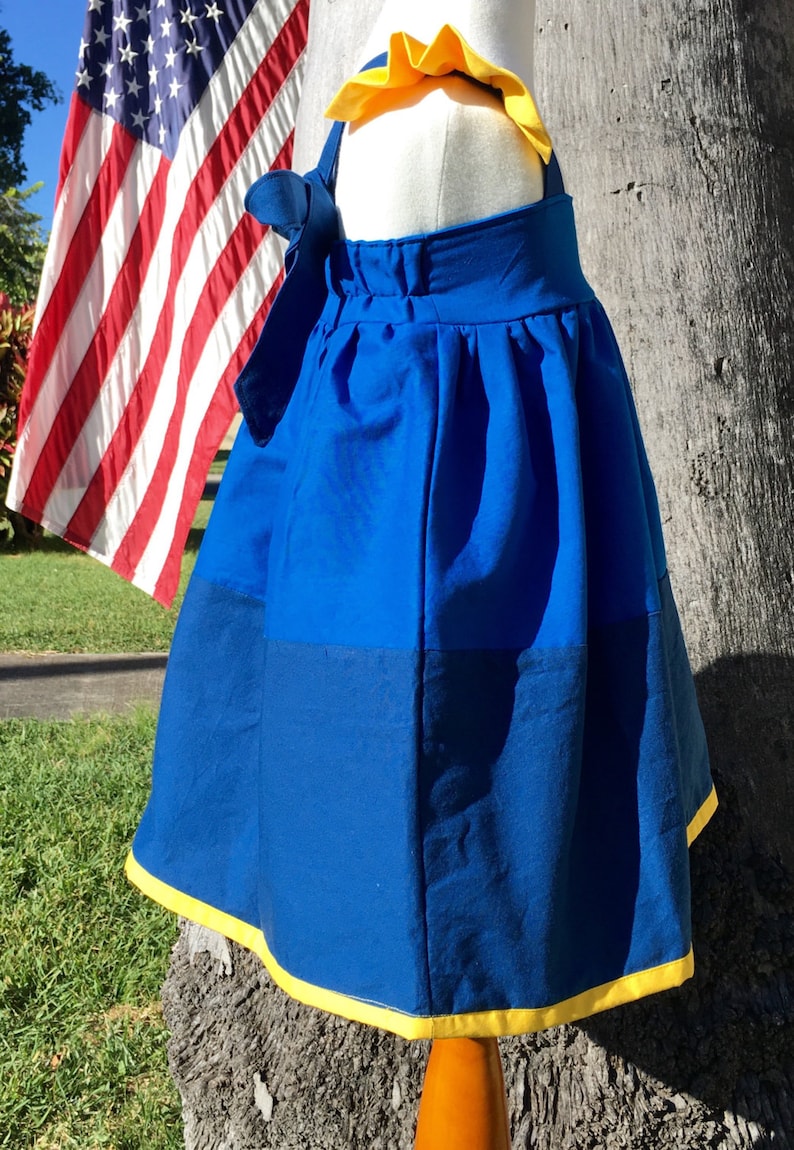 Girl's Blue Tang Dress Girl's Fish Dress | Etsy