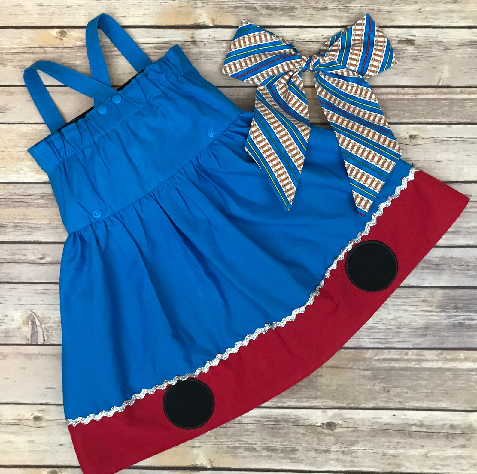 Girl's Train Inspired Dress, Girl's Train Character Dress, Girl's ...