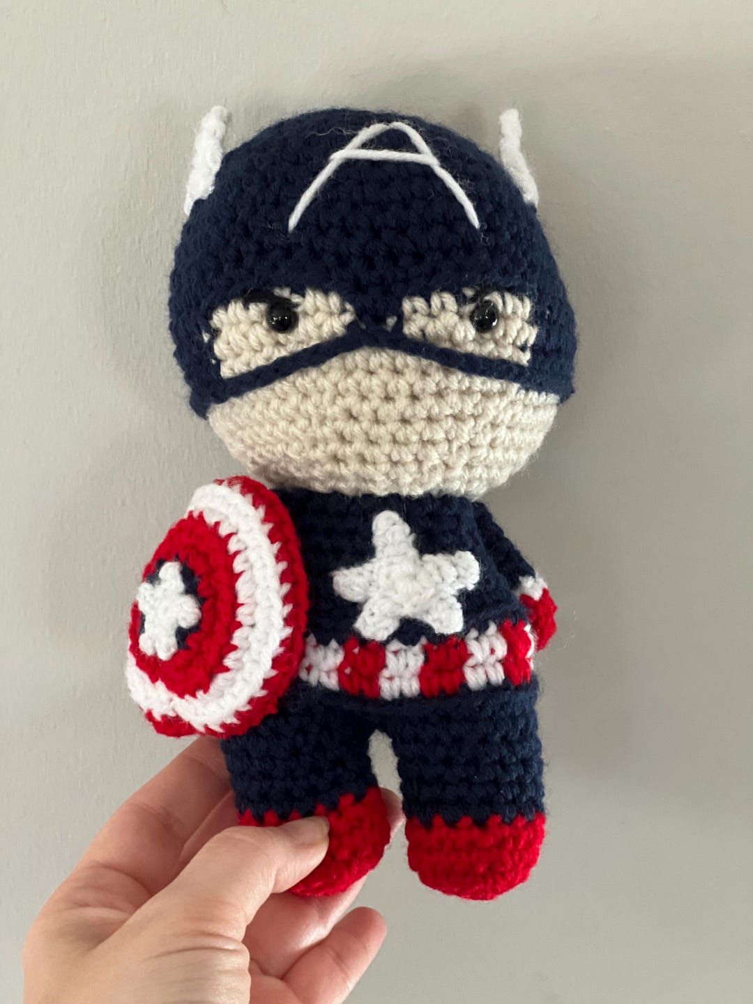 Captain America Plushie Stuffed Toy - Etsy