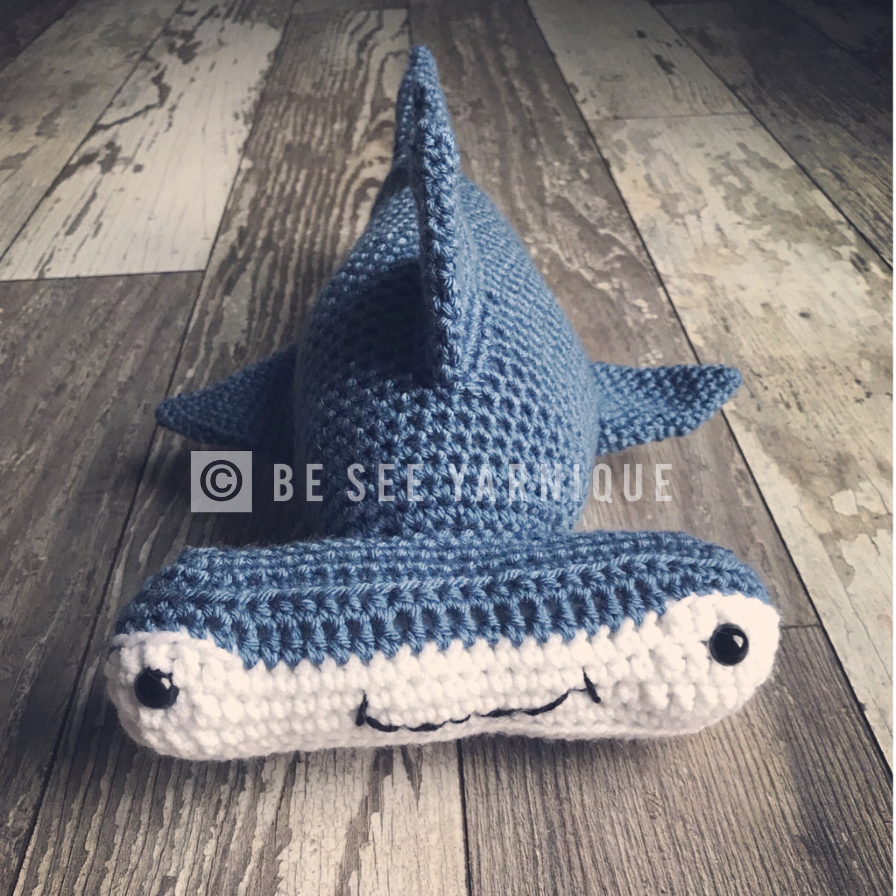 Hammer Head Shark Plushie Stuffed Animal Toy - Etsy