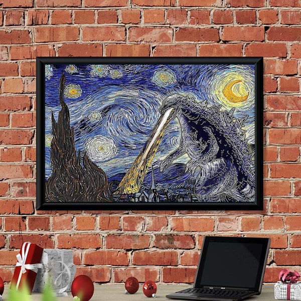 Godzilla Poster - Etsy