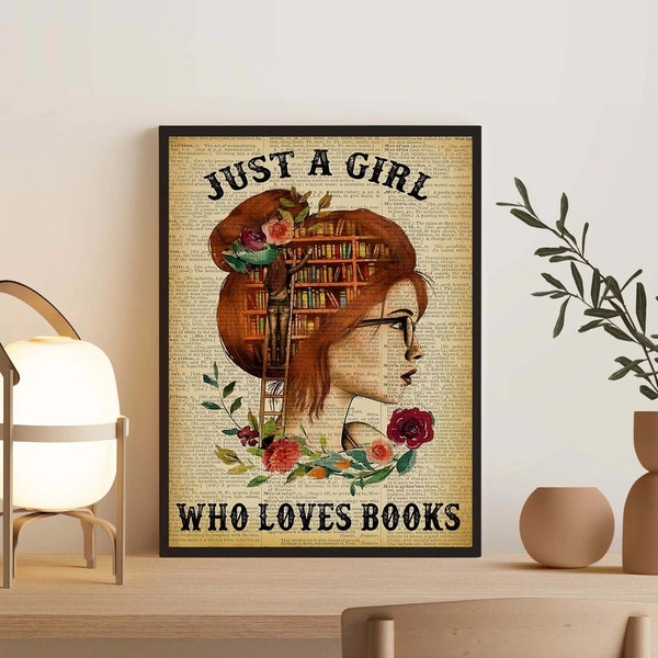 Love Books Poster - Etsy
