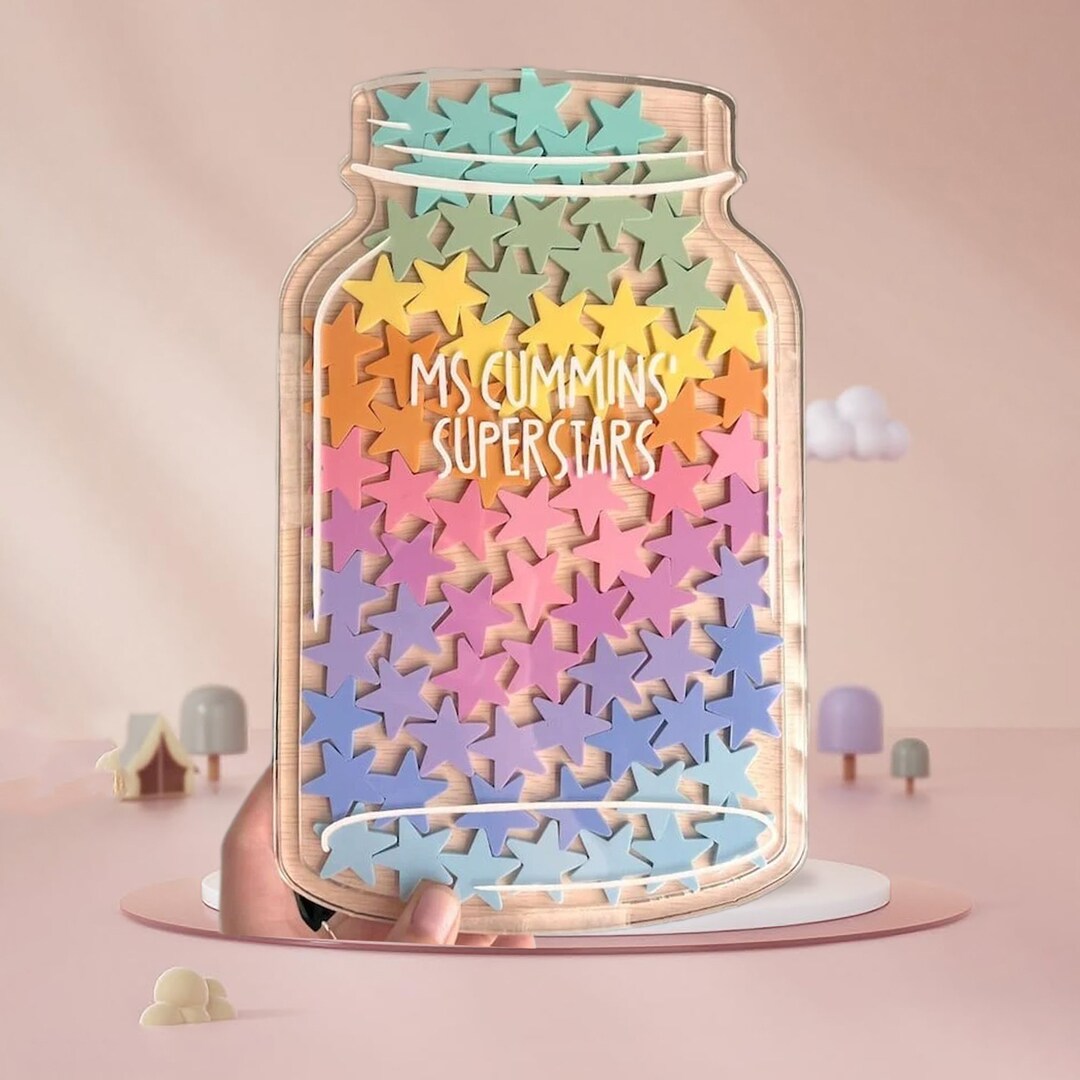 Custom Reward Jar Classroom Behavior, Custom Reward Jar With Tokens ...