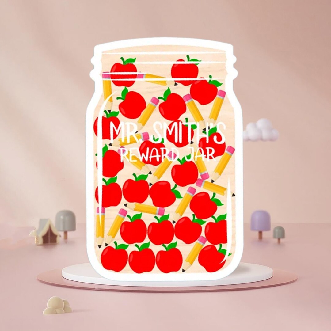 Reward Jar Classroom Behavior, Custom Reward Jar With Tokens, Star Jar ...