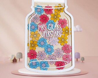 Custom Reward Jar With Tokens, Reward Jar for Kids, Reward System ...