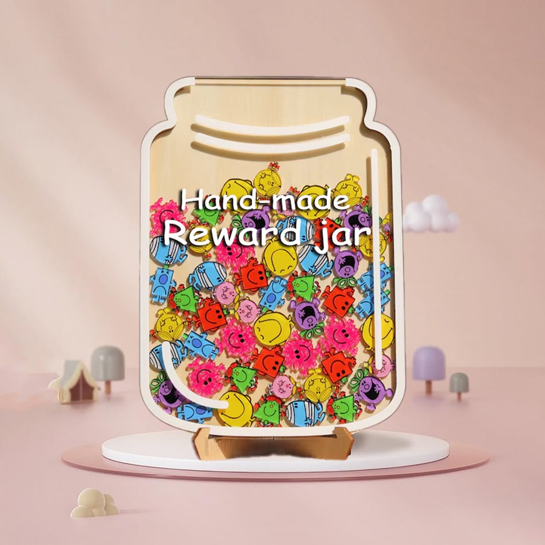 Personalized Tokens Reward Jar, Custom Reward Jar for Classroom ...