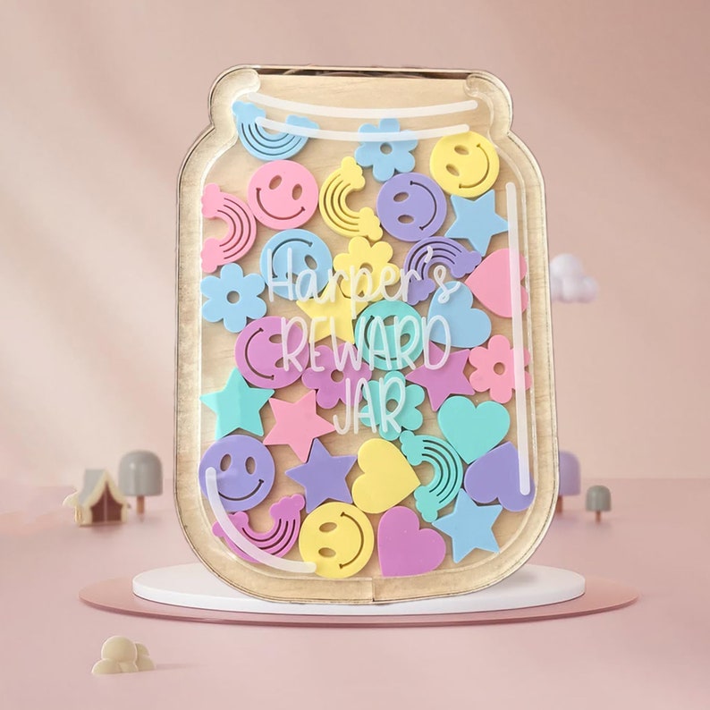 Custom Reward Jar Classroom Behavior, Custom Reward Jar With Tokens ...
