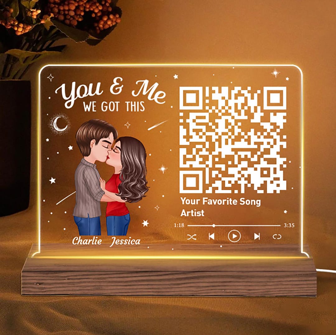 Custom Couple Kissing Night Light, Couple Kissing Under Stars Sky ...