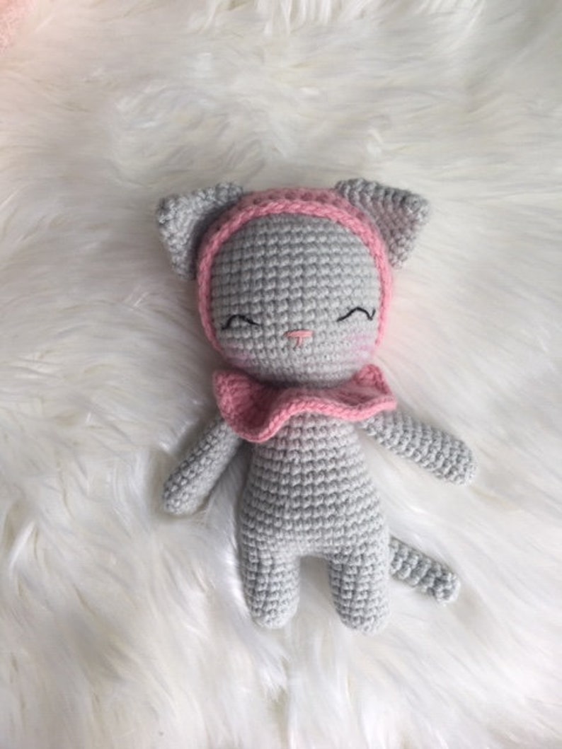 Colette le petit chat Capu'Choux patron tutoriel | Etsy France
