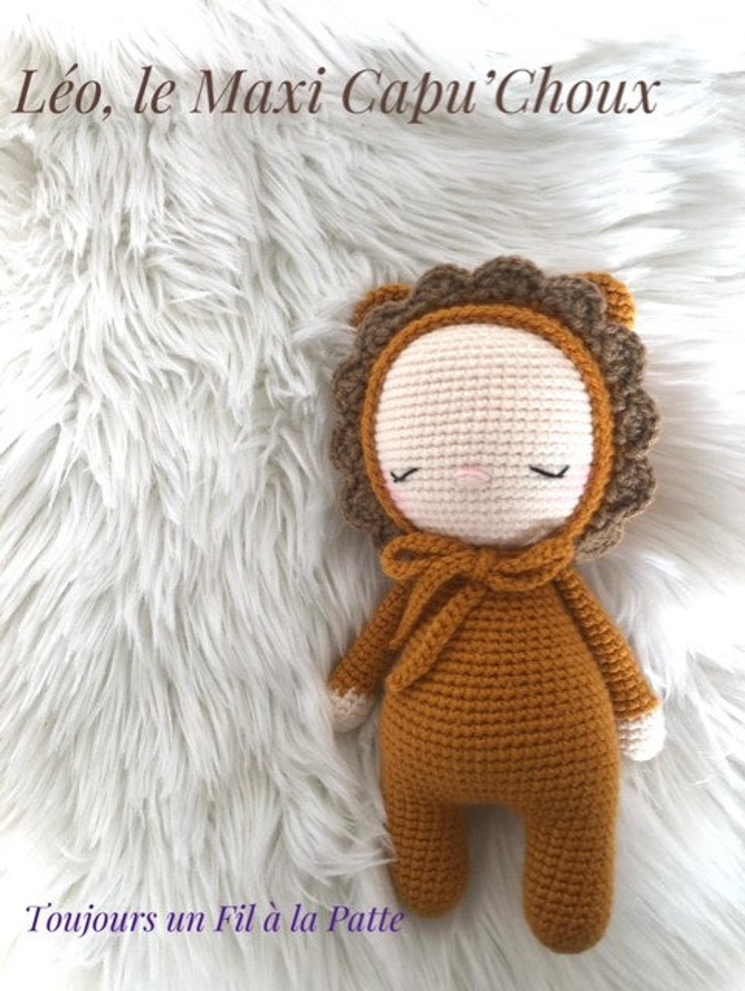 Tutorial Pattern Maxi Léo the Lion Capu'choux Amigurumi French and ...