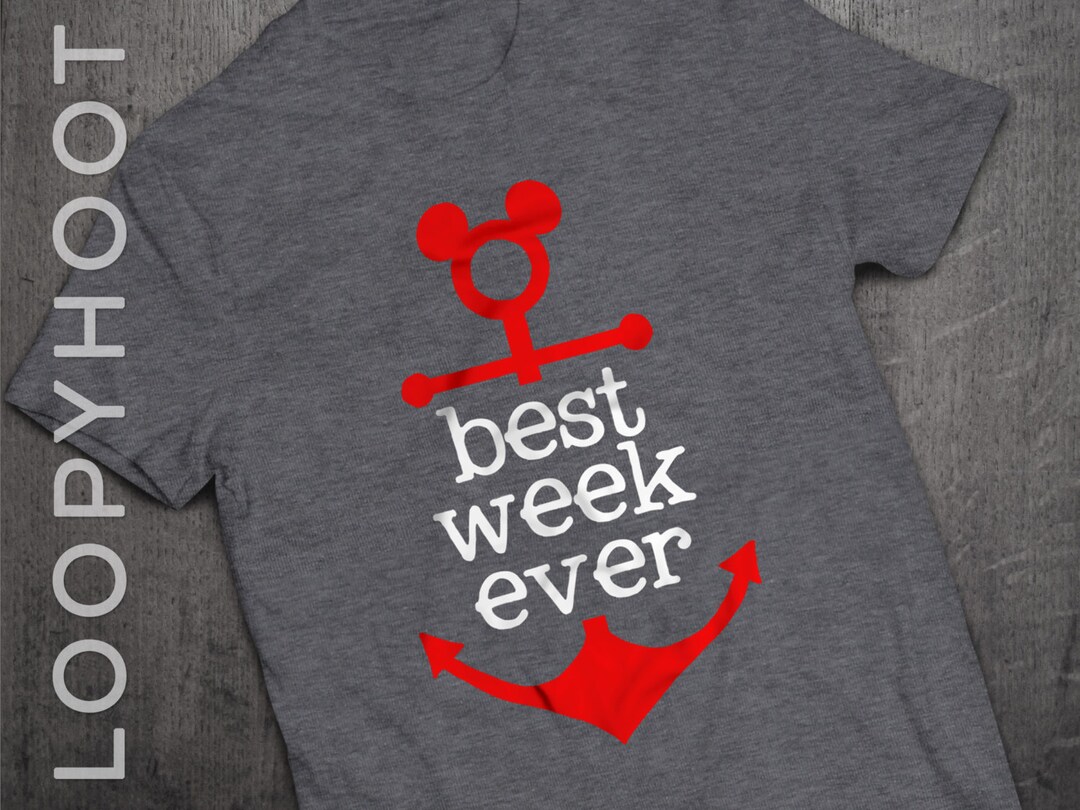 Disney Cruise Shirts "best Week Ever" Mouse Anchor Family Vacation ...