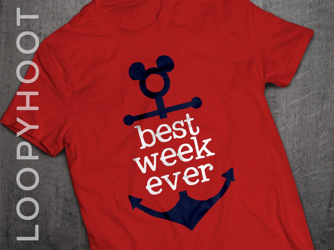 Disney Cruise Shirts "best Week Ever" Mouse Anchor Family Vacation ...