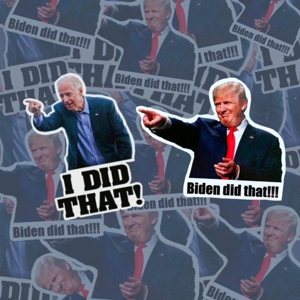 Joe Biden I Did That Sticker - Etsy