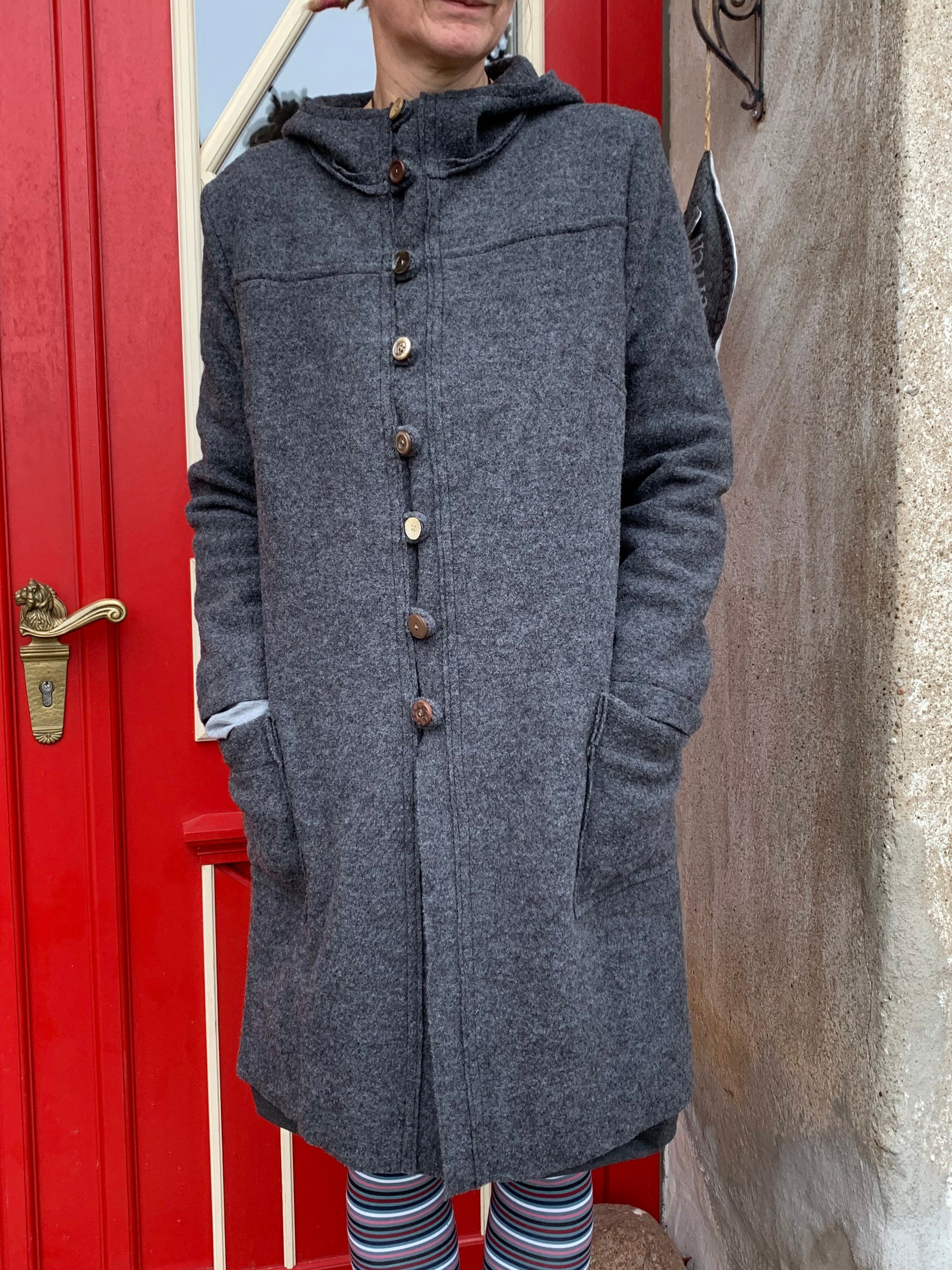 Froeken Frida Hoodet Walk Coat | Etsy