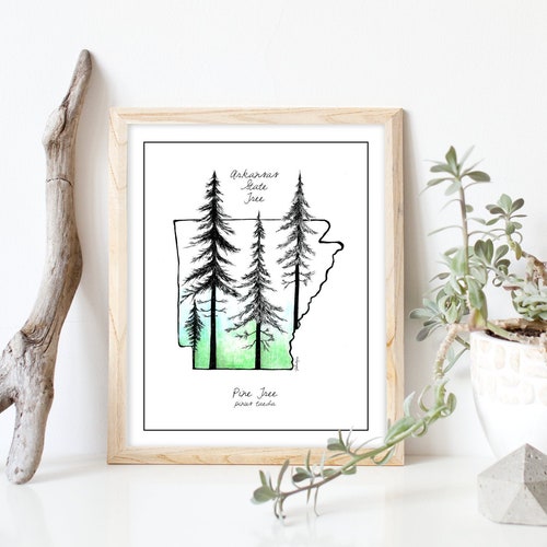Arkansas Print. the Natural State. - Etsy