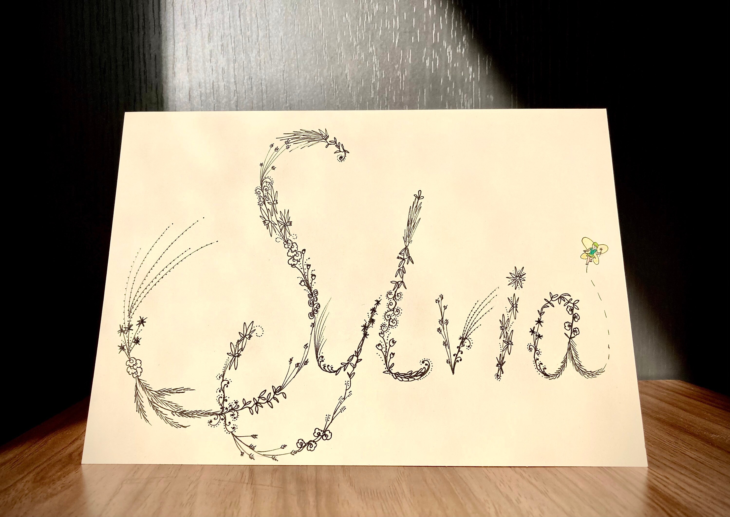 Personalised Hand Drawn Illustrated Names Name Signs Baby | Etsy