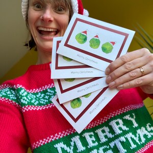 Brussels Sprouts Christmas Cards, Christmas Cards, Brussel Sprout Cards ...