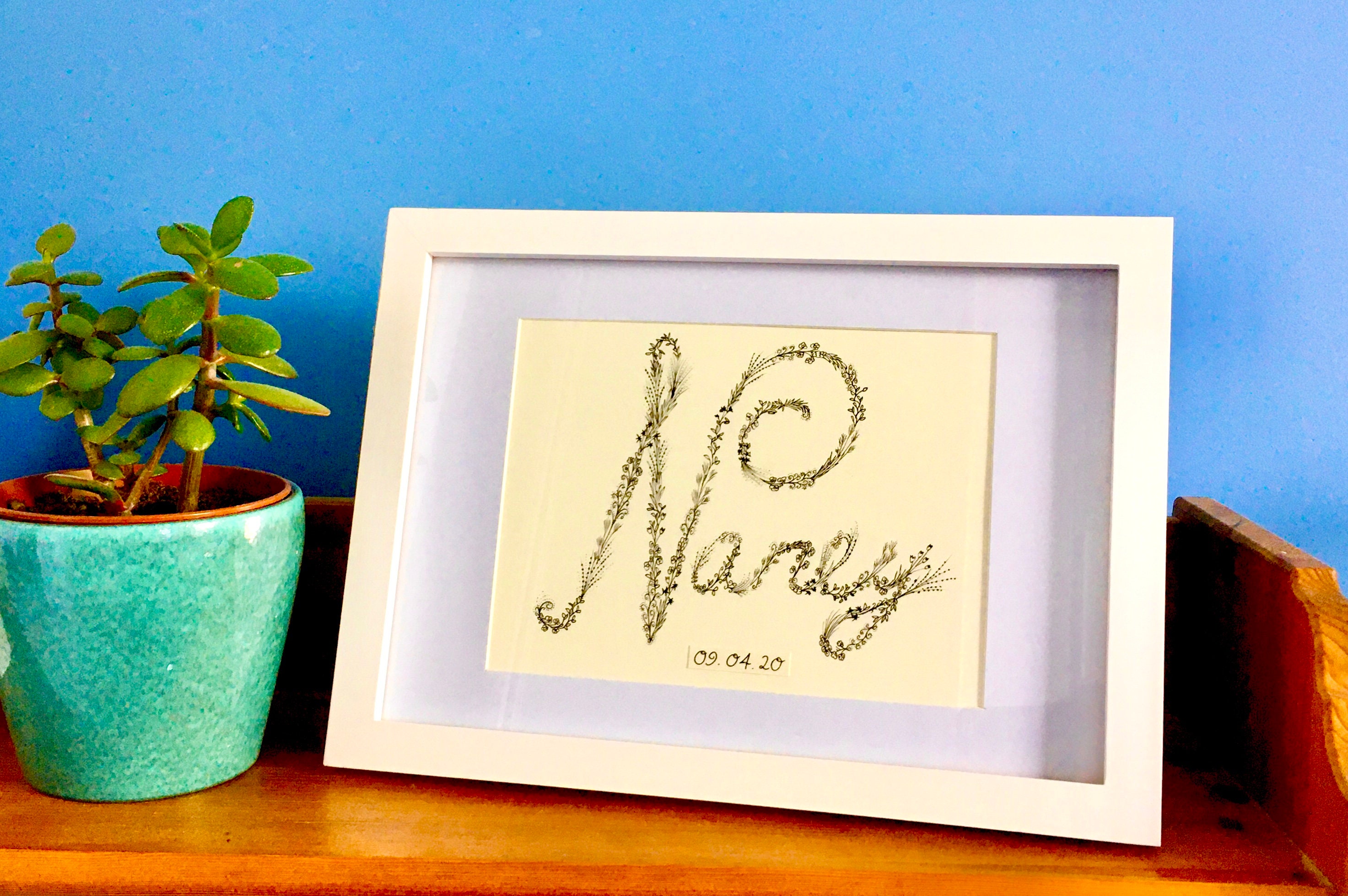 Personalised Hand Drawn Illustrated Names Name Signs Baby | Etsy