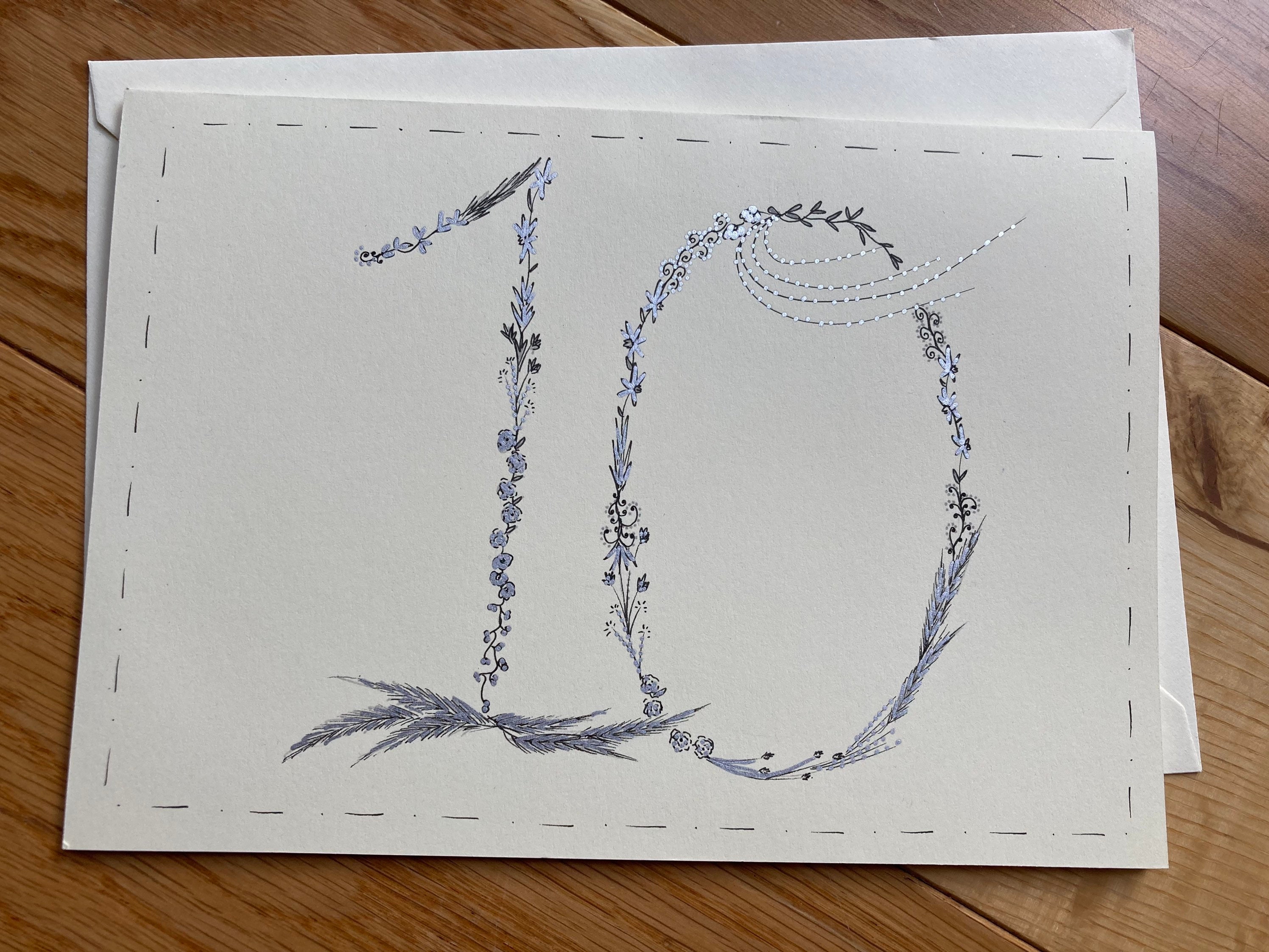 Anniversary Card 10th Anniversary Card Tin Wedding | Etsy