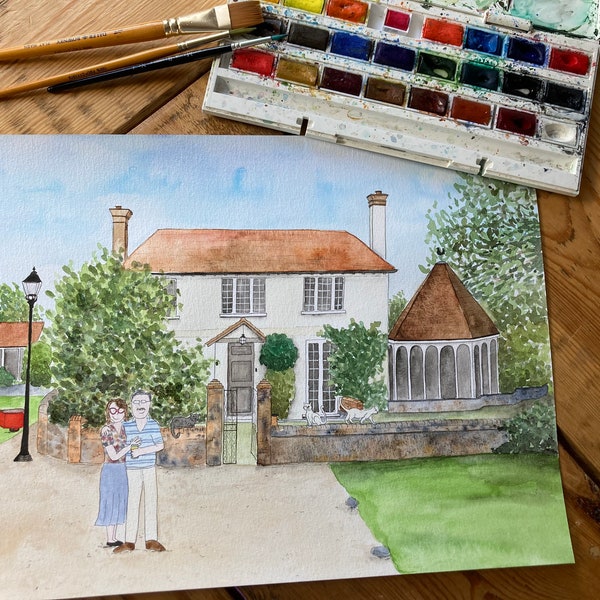 House Portraits - Etsy