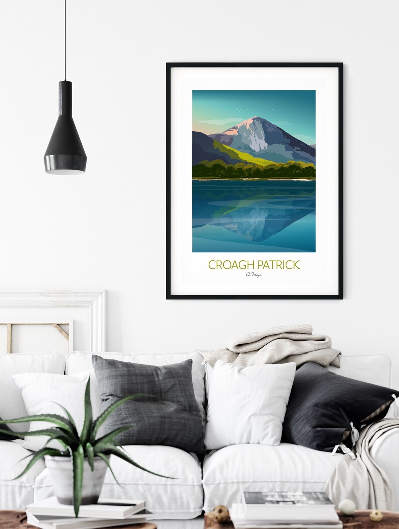 Croagh Patrick Print - Westport, County Mayo, Ireland - Etsy