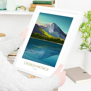 Croagh Patrick Print Mayo Ireland - Etsy UK