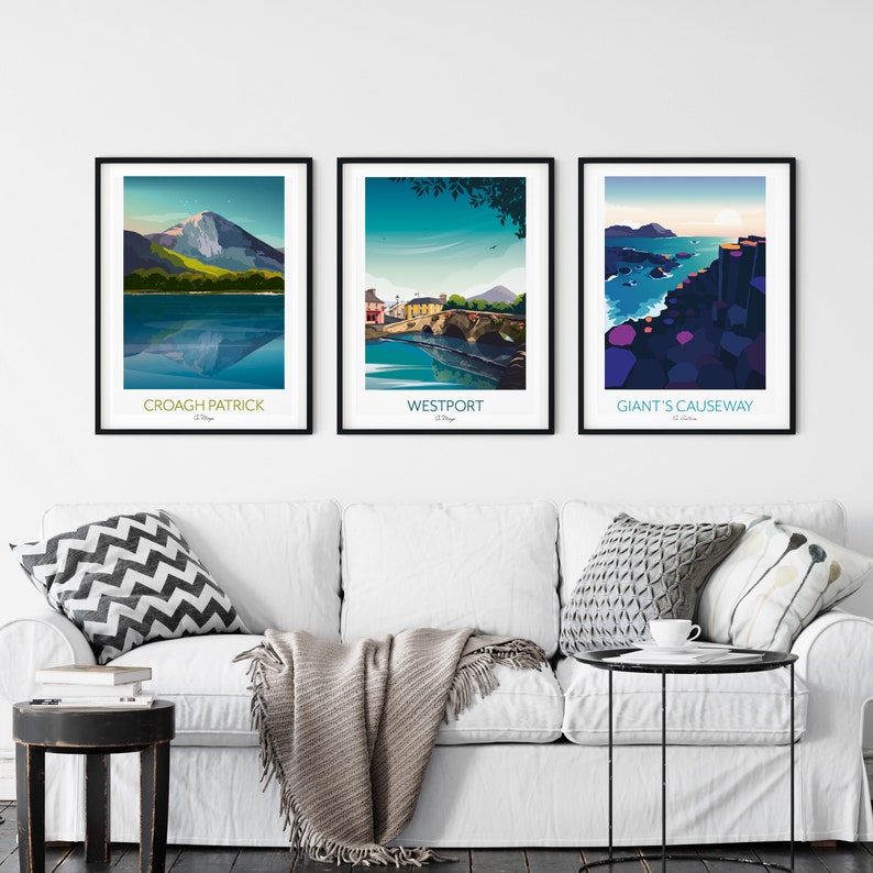 Croagh Patrick Print Mayo Ireland | Etsy UK
