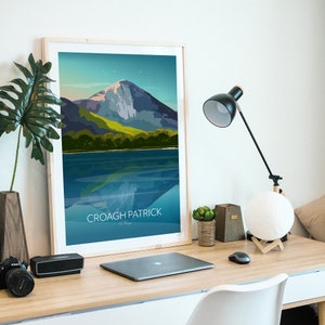 Ireland Print Croagh Patrick Westport Mayo - Etsy UK