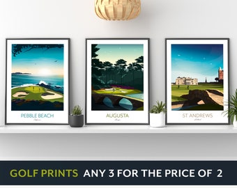 Golf Poster - Etsy