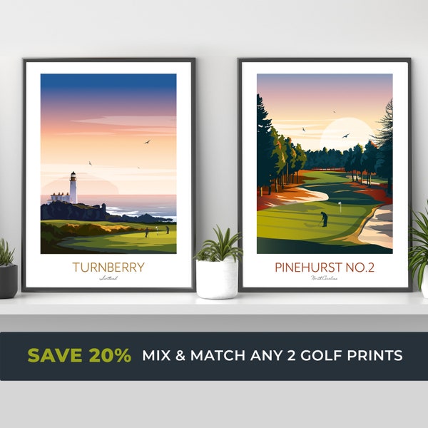 Golf Print - Etsy