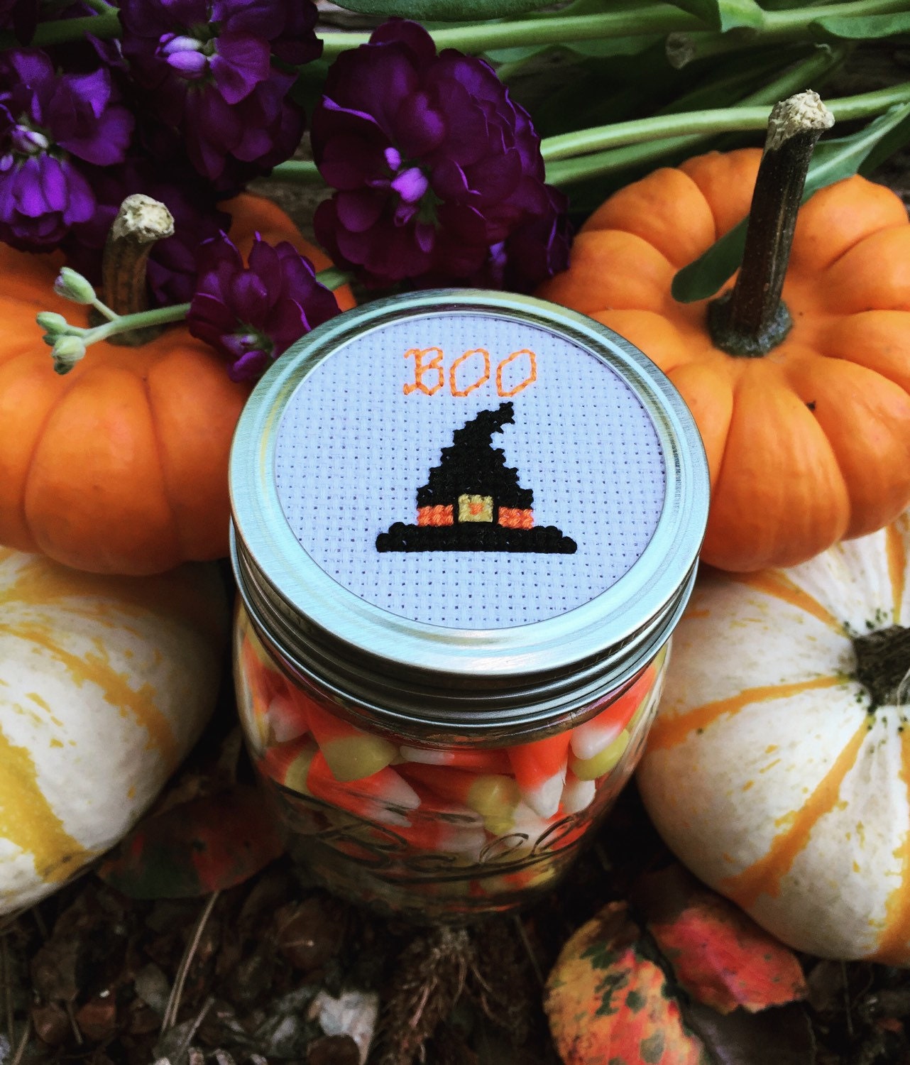 Boo Mason Jar, Mason Jar Decor, Halloween Decor, Halloween Gift ...
