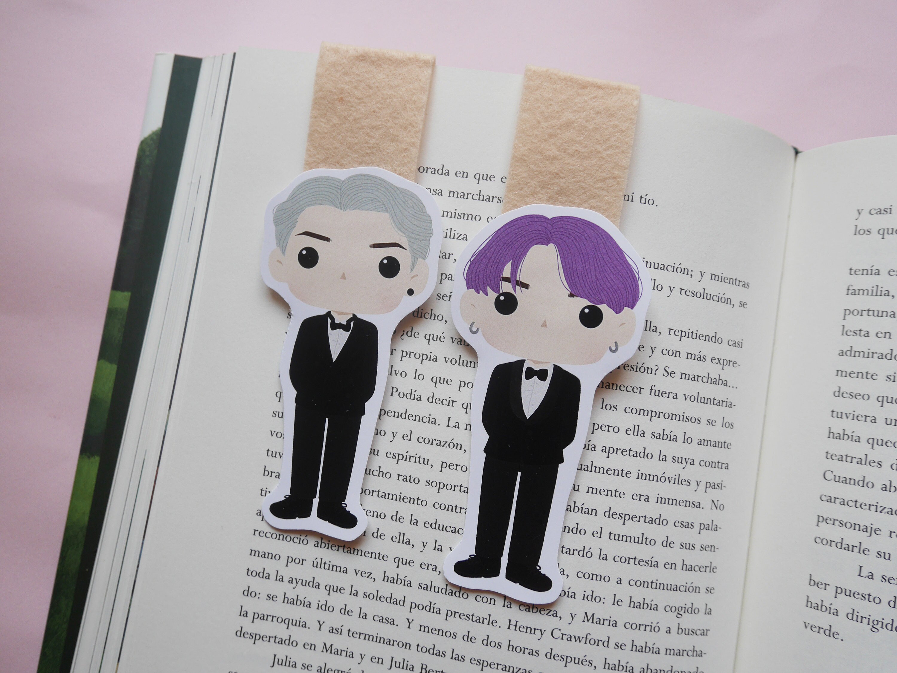BTS Bookmarks Printable