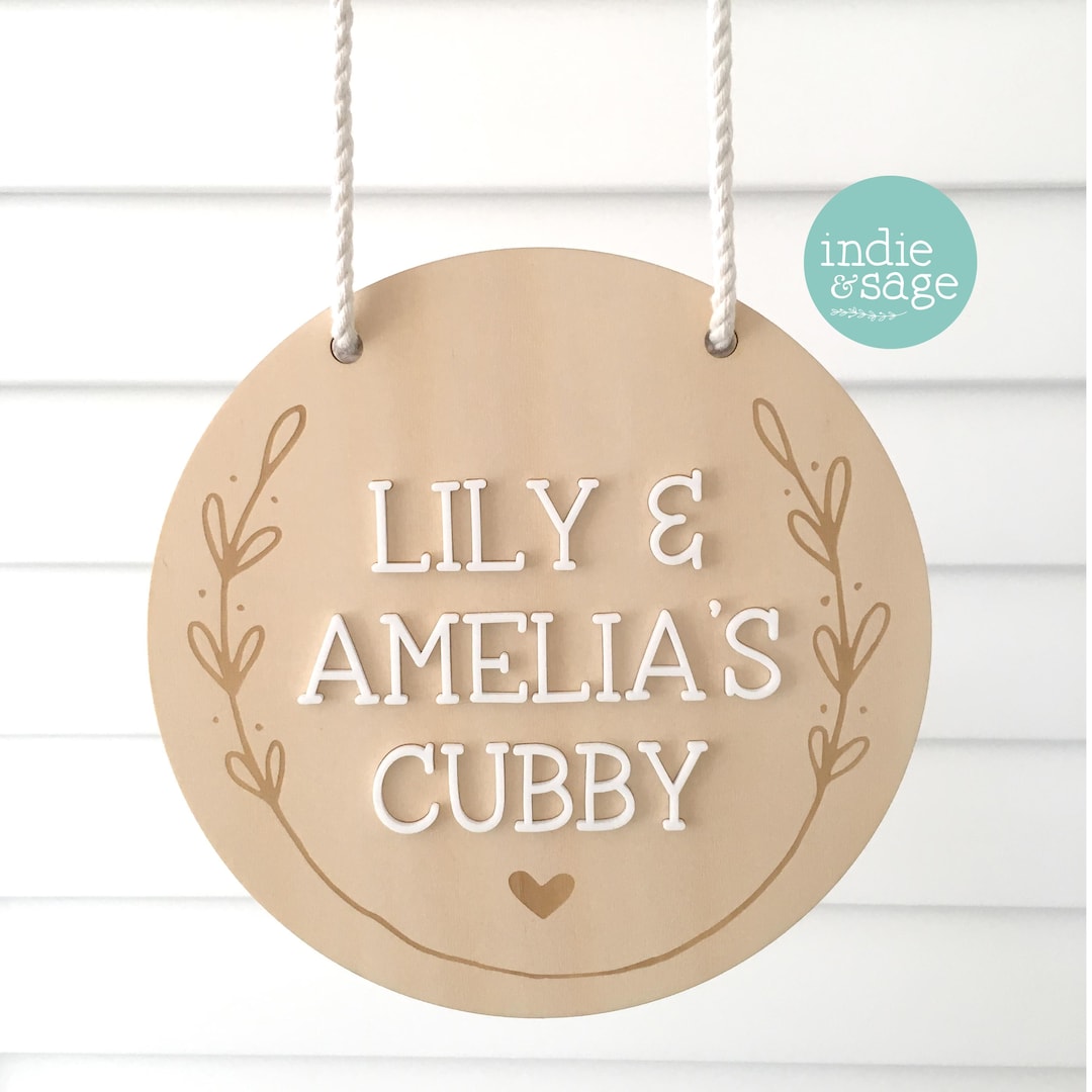 Personalised Cubby House Sign, Cubby House, Childrens Decor ...