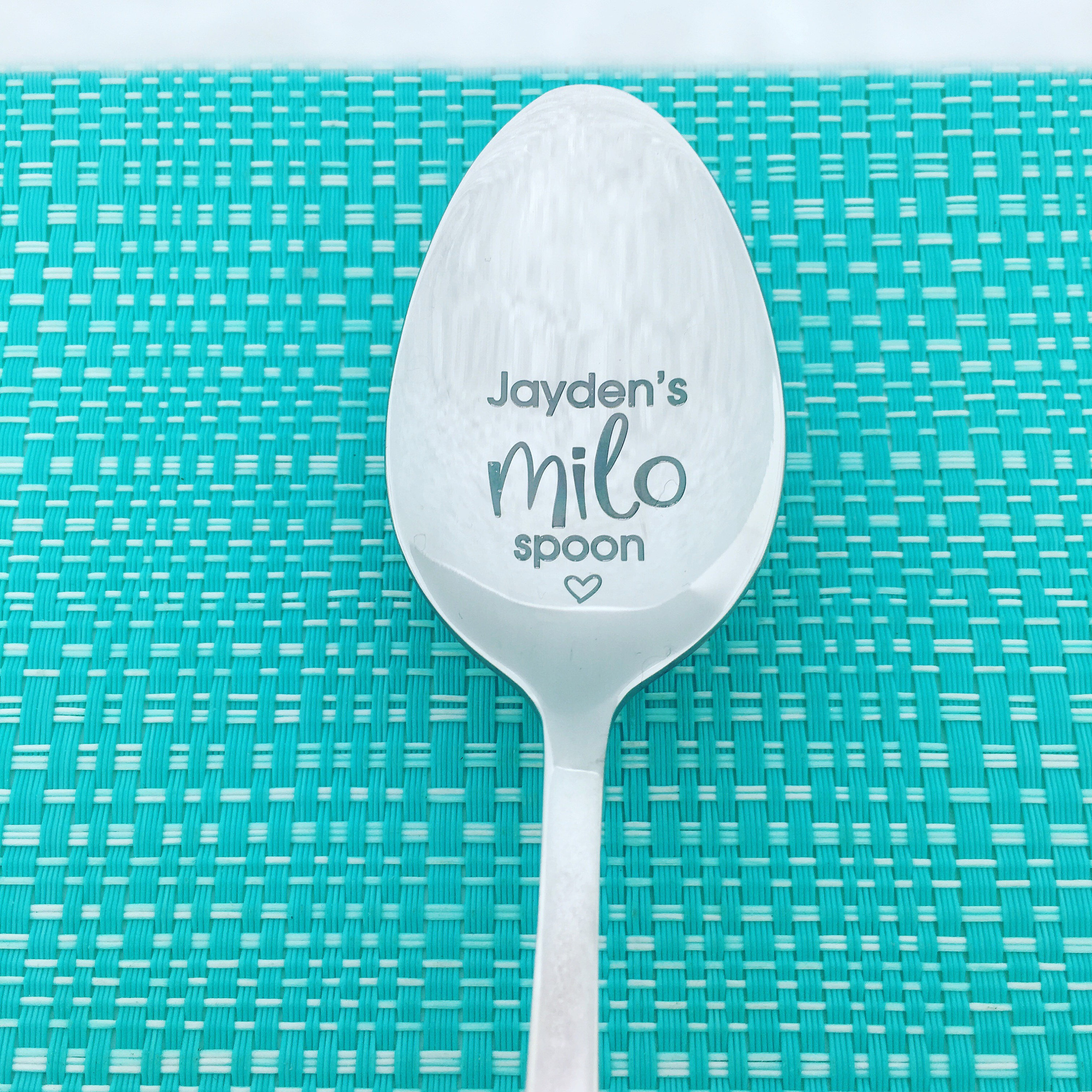 Personalized Spoon Milo Spoon Engraved Spoon Custom Spoon - Etsy Australia