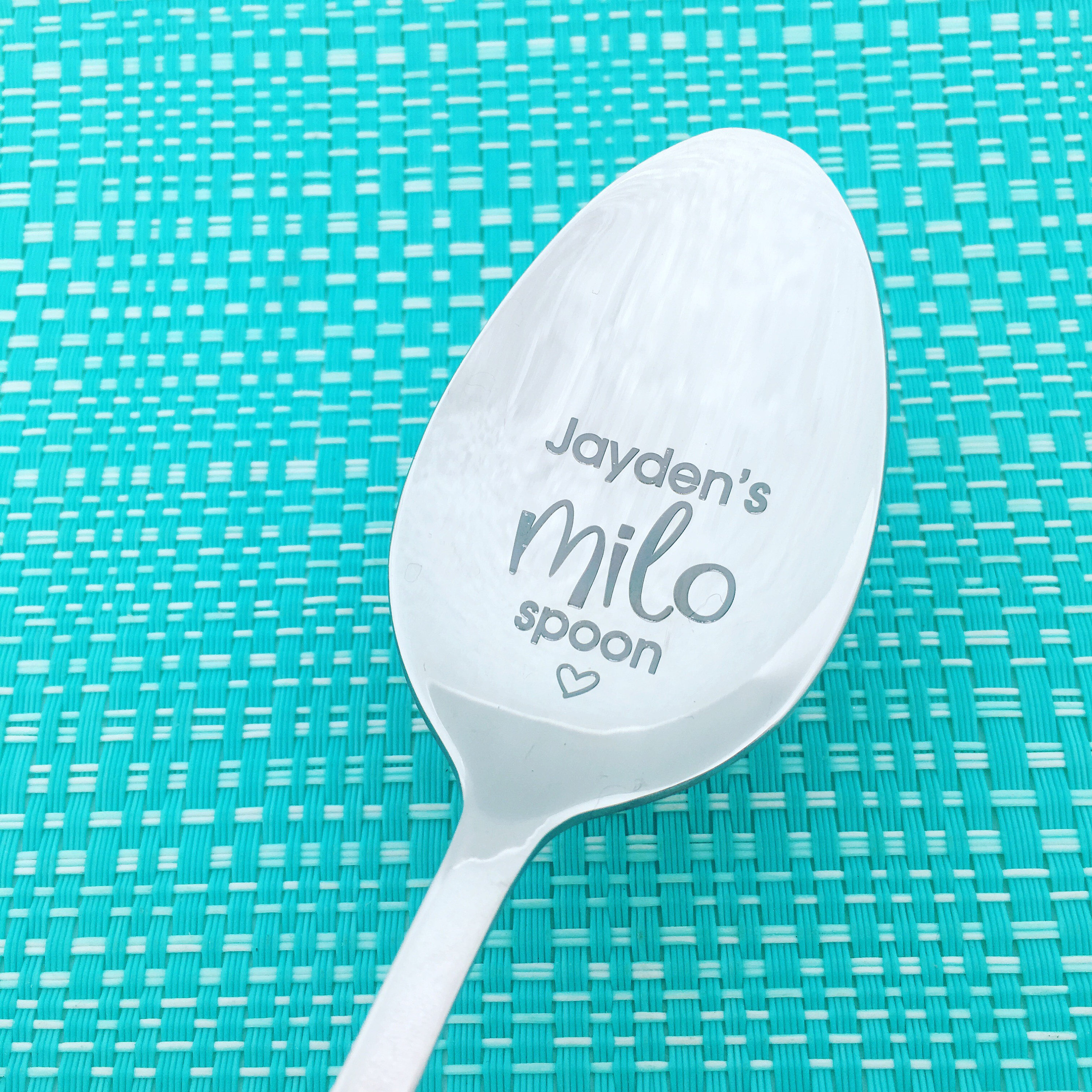 Personalized Spoon Milo Spoon Engraved Spoon Custom Spoon - Etsy Australia