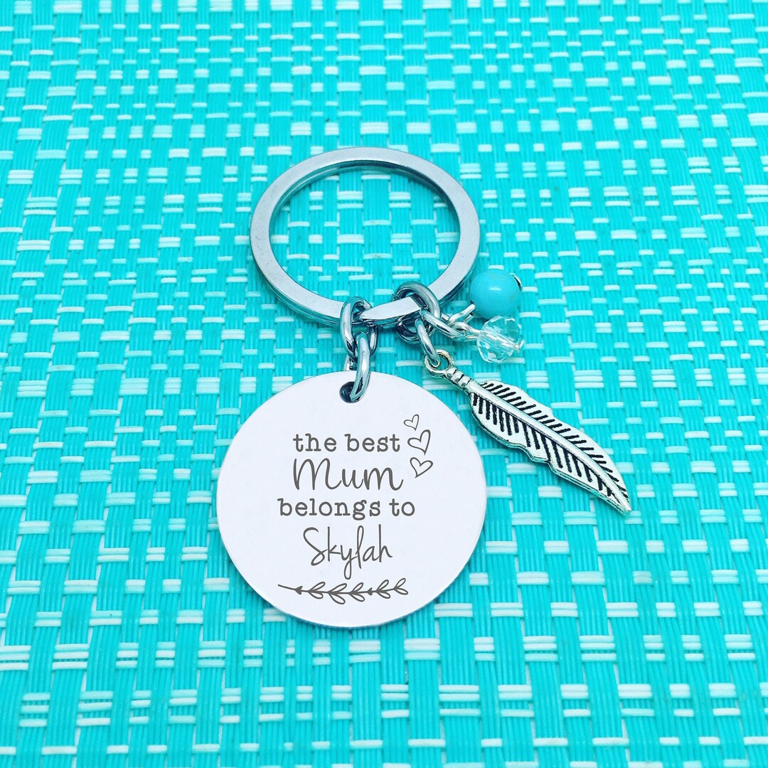 Personalized Mum Keychain, Gift for Mum, Mothers Day, Best Mom Gifts ...