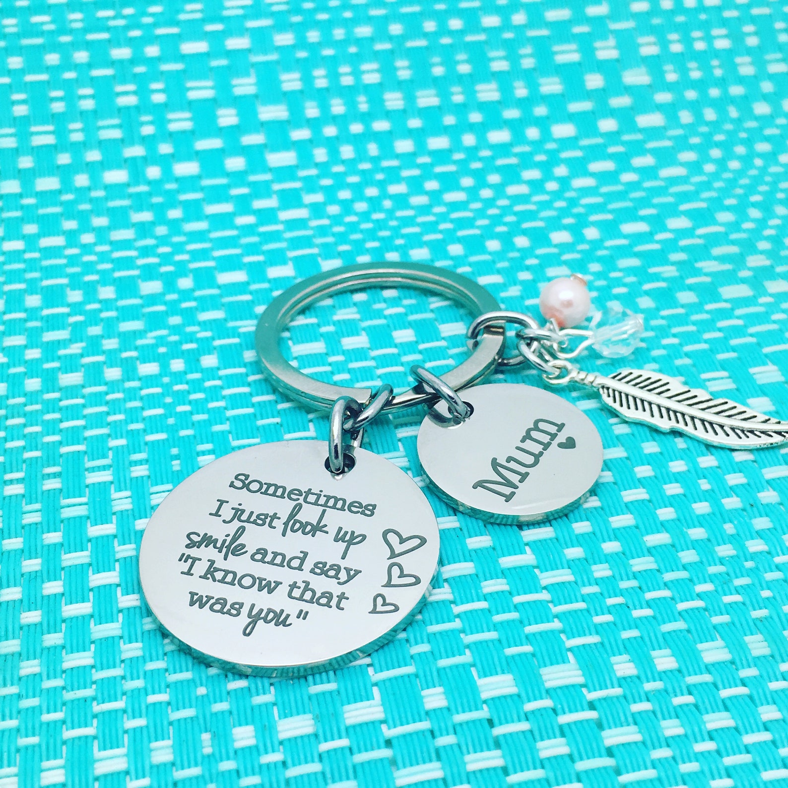 Mum Memorial Keychain Gift Mum Memorial Gift Idea Mum - Etsy
