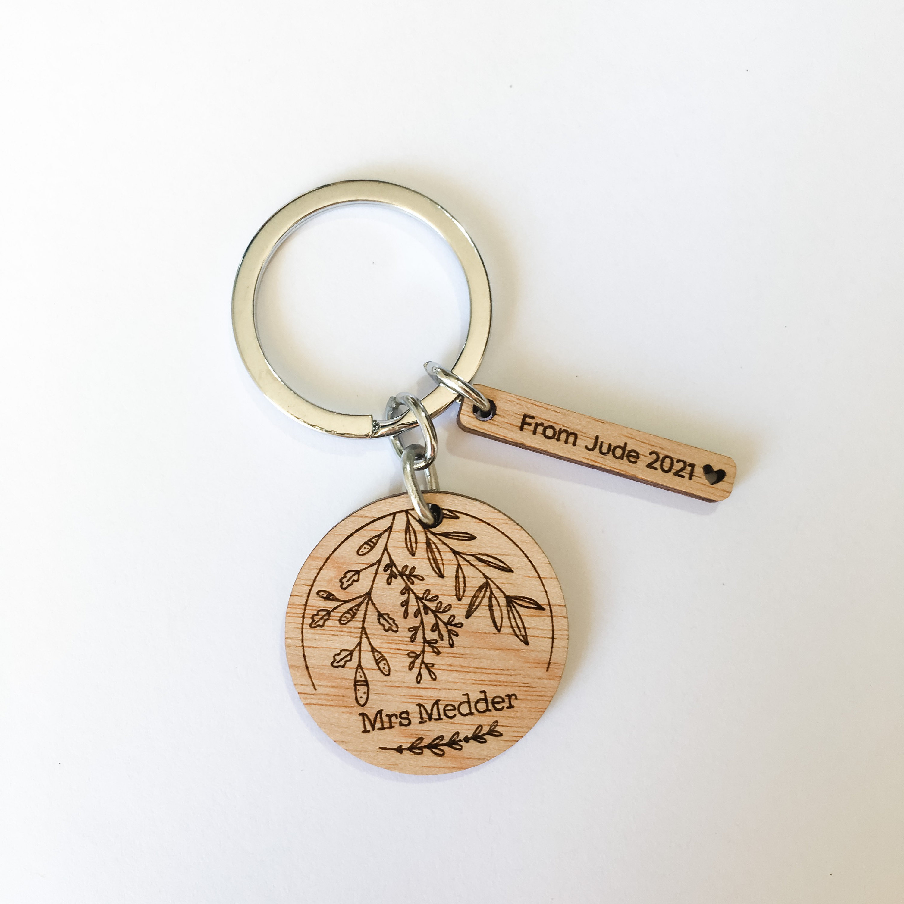Teacher Gift Idea Personalised Keychain Gift From Student - Etsy