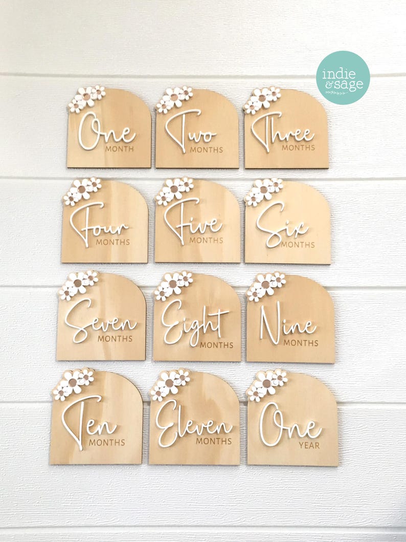 Newborn Announcement Plaque, Wooden Acrylic Name Plaque, Birth ...