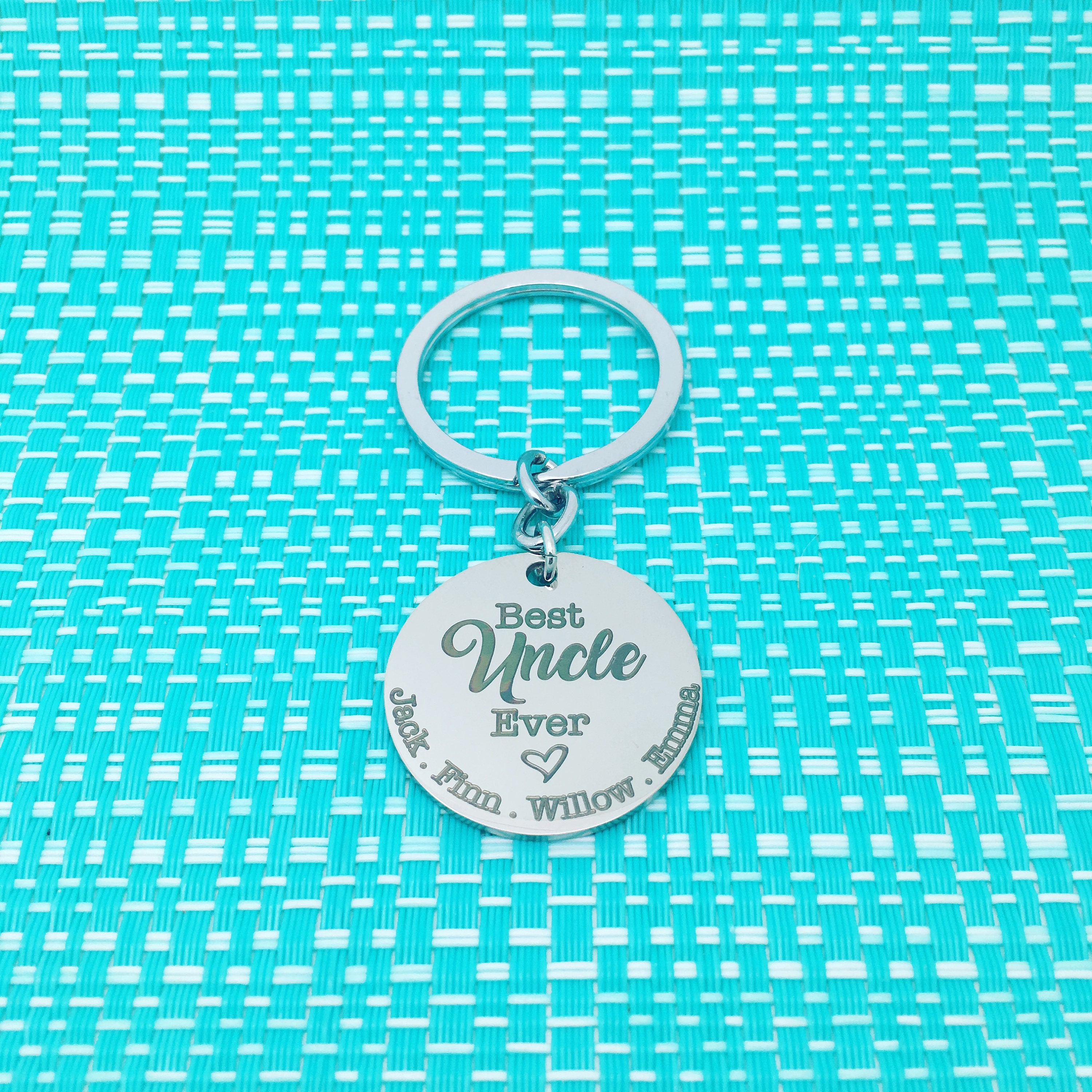 Best Uncle Ever Personalized Keyring Uncle Gift Uncle Gift - Etsy Australia