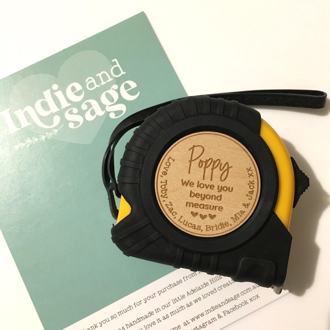 Personalized Fathers Day Gift, Tape Measure, Custom Tape Measure ...