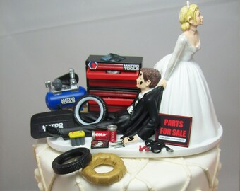 Mechanic Cake Topper - Etsy